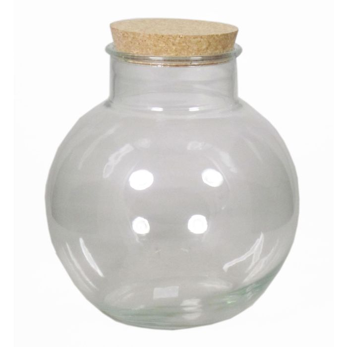 Bocal de conservation en verre WINDA avec bouchon en liège, transparent ...